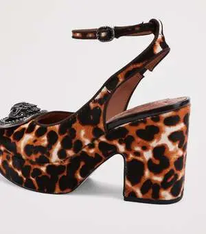 Kurt Geiger Leopard Print Chelsea Platform Pumps