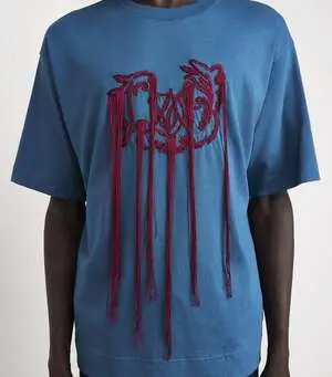 Dries Van Noten Cotton Embroidered Bird T-shirt