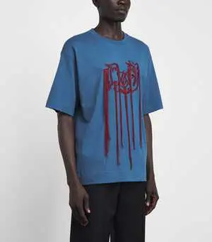 Dries Van Noten Cotton Embroidered Bird T-shirt