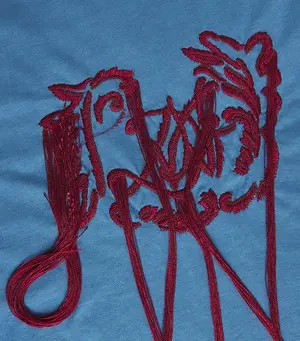 Dries Van Noten Cotton Embroidered Bird T-shirt