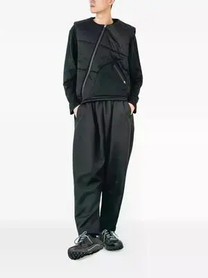 YOSHIOKUBO Asymmetrical Zip-up Padded Gilet