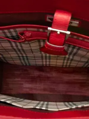 Burberry 2000-2017 Leather Tote Bag