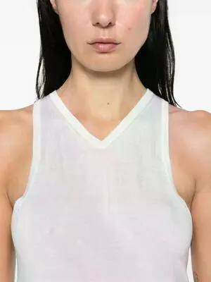 EMERSON RENALDI Square-neck Sleeveless Vest