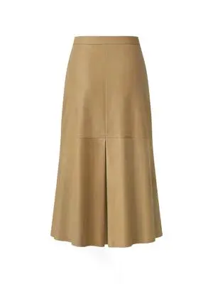 KARTIKA Faux-suede Drawstring Skirt