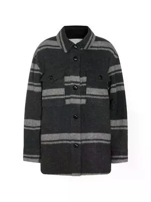 MARANT ETOILE Striped Button-up Shirt