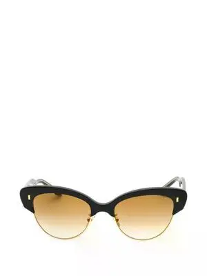 CUTLER & GROSS Cat-eye-frame Sunglasses - Black