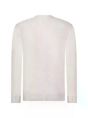 GRAN SASSO Crew-neck Ribbed-trim Sweater - Grey