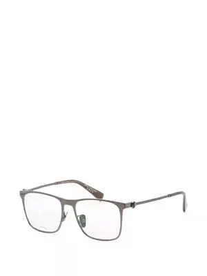 John Varvatos Skull-detail Square-frame Glasses