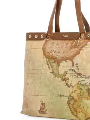 ALVIERO MARTINI 1° CLASSE Geo Classic Map Print Tote Bag