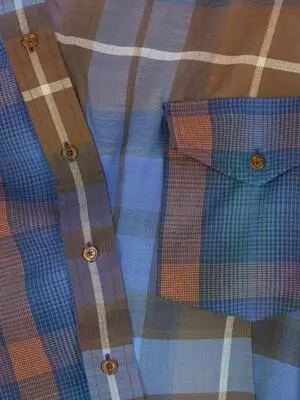 VIVIENNE WESTWOOD Asymmetric Tartan Wool Shirt