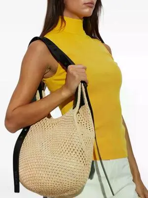 Loewe Small Punch Hole Woven Shoulder Bag