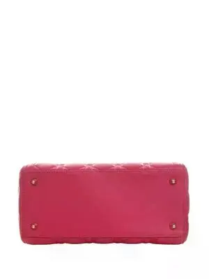 Dior 2013 Medium Lambskin Cannage Lady Satchel