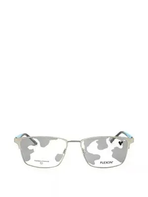 FLEXON Rectangle-frame Glasses - Silver