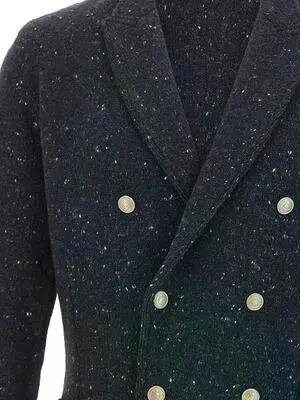 Eleventy Double-breasted Knit Blazer