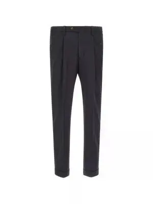 DEVORE INCIPIT Straight-leg Trousers - Black