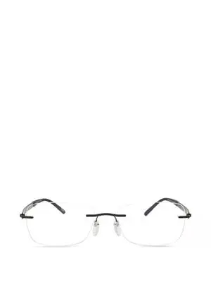 SILHOUETTE Titan Impressions Rectangle Eyeglasses - White