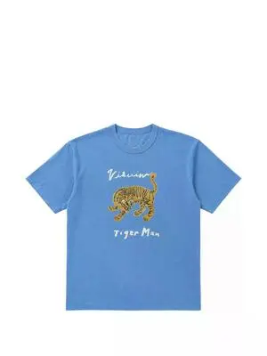Visvim Tiger Graphic-print T-shirt - Blue