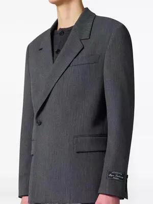 MSGM Pinstripe-pattern Double-breasted Jacket