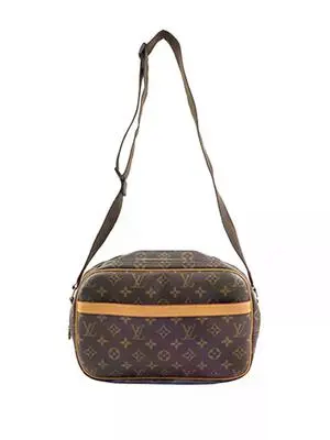 LOUIS VUITTON 2002 Monogram Reporter Pm Crossbody Bag