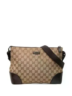 Gucci 2000-2015 Gg Canvas Crossbody Bag - Neutrals