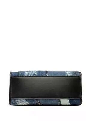 Dolce & Gabbana 2010-2026 Denim Patchwork Logo Shopper Tote Satchel