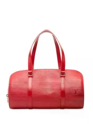 LOUIS VUITTON Epi Soufflot Handbag - Red