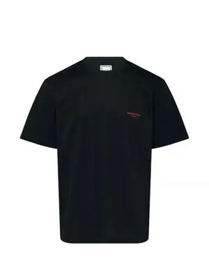 WOOYOUNGMI Logo-embroidered T-shirt - Black