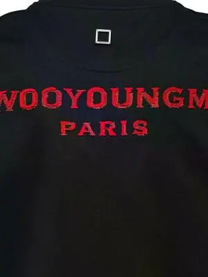 WOOYOUNGMI Logo-embroidered T-shirt