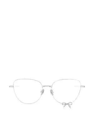 YVMIN Paradise Bow-detail Crystal-embellished Glasses - Silver