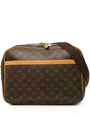 LOUIS VUITTON 2000 Monogram Reporter Gm Crossbody Bag - Brown