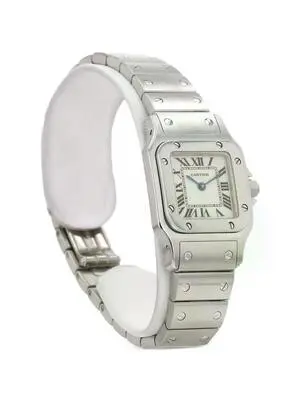 Cartier Santos Galbée 23mm Watch - Neutrals