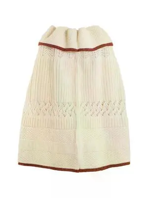 La DoubleJ Weaver Chunky-knit Cape - Neutrals