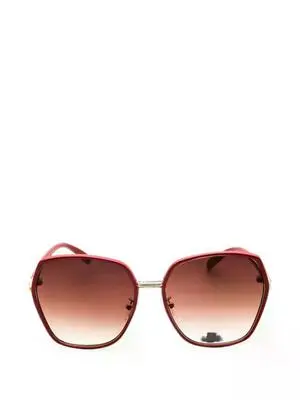 Guess Geometric-frame Sunglasses - Red