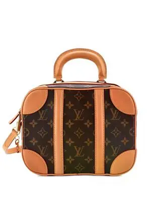 LOUIS VUITTON Monogram Canvas Pm Satchel - Brown