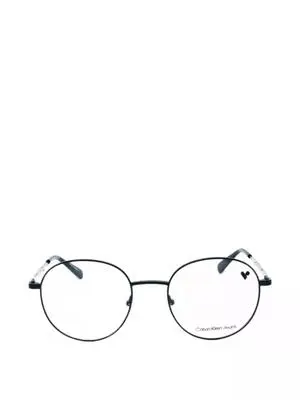 Calvin Klein Round-frame Glasses - Black