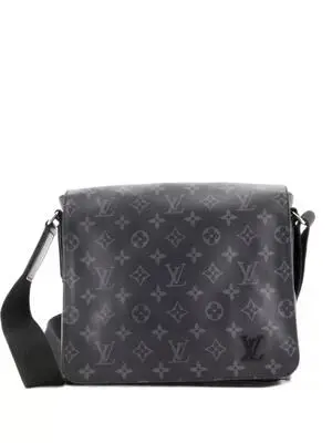 LOUIS VUITTON Monogram Eclipse Canvas Messenger Bag Pm