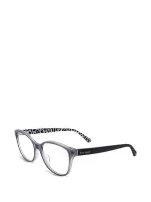 Kate Spade New York Rosalind Geometric Frame Eyeglasses - Grey