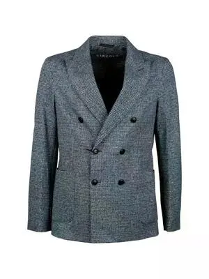 CIRCOLO 1901 Double-breasted Houndstooth Blazer