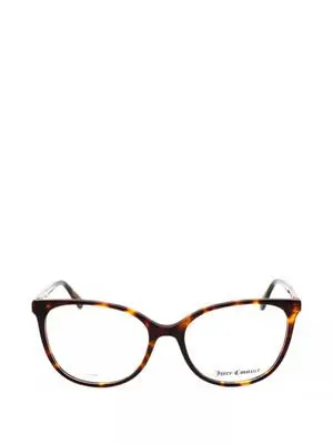 Juicy Couture Tortoiseshell-effect Cat-eye Frame Eyeglasses - Brown