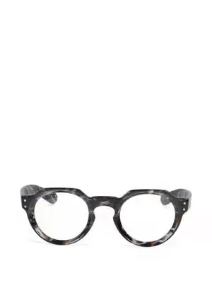 KADOR Spike Round-frame Eyeglasses - Black