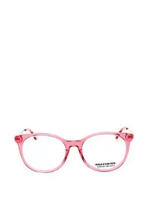 Sketchers Round Frame Eyeglasses - Pink