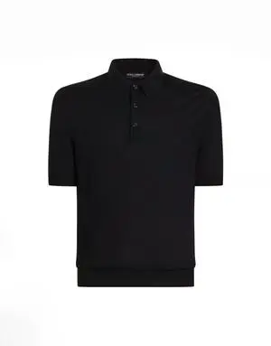 Dolce & Gabbana Cashmere Polo Shirt