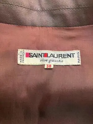 Saint Laurent 1970s Belted Skirt Suit