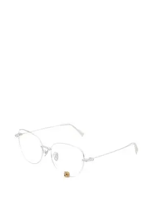 YVMIN Flocked Bear Geometric-frame Glasses