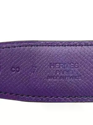 Hermès 2012 Swift And Epsom Chain De Ancre Reversible Belt