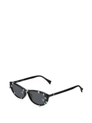 YVMIN Flower-embellished Cat-eye Sunglasses