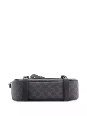 Gucci Interlocking G Messenger Bag In Gg Coated Canvas With Leather