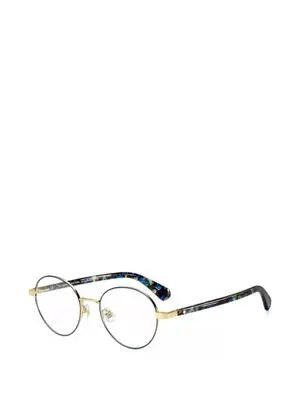 Kate Spade New York Marcian Round-frame Glasses - Black