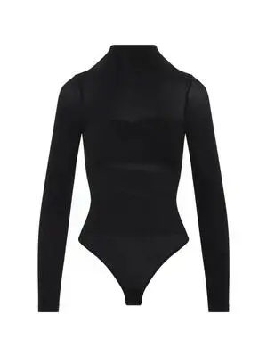 Wolford Infinite Wrap String Sheer-panelled Bodysuit