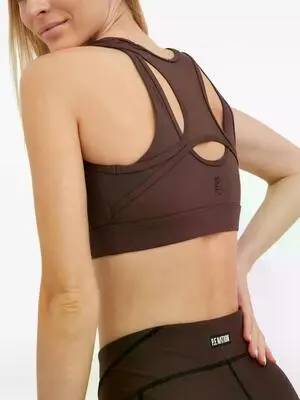 P.E Nation Rudimental Scoop-neck Racerback Sports Bra